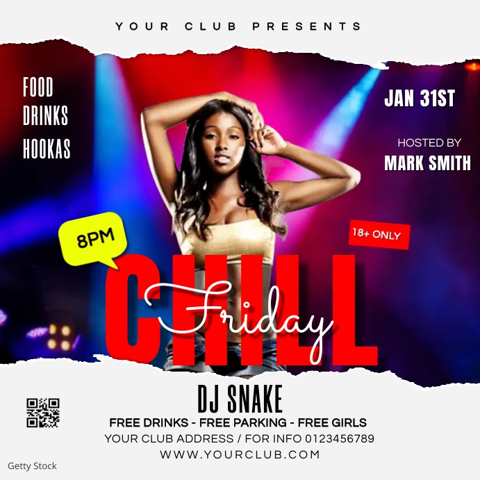 Chill Friday Template | PosterMyWall