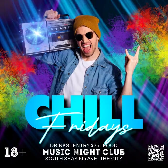 Chill Fridays Template | PosterMyWall