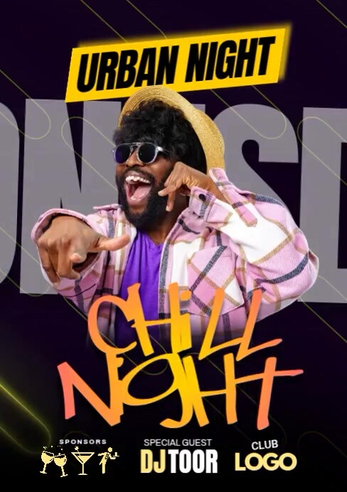 Plantilla de Chill Night | PosterMyWall