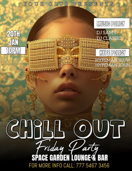Copy of Chill out Friday party | PosterMyWall