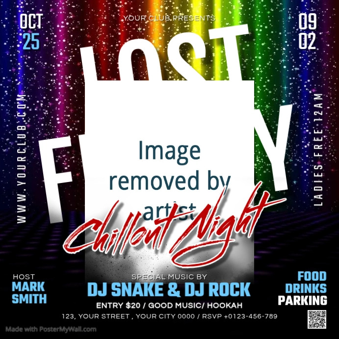 Chill-out Night Template | PosterMyWall