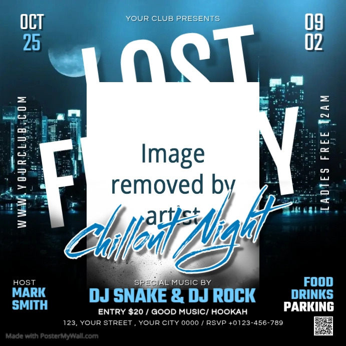 Chill-out Night Template | PosterMyWall