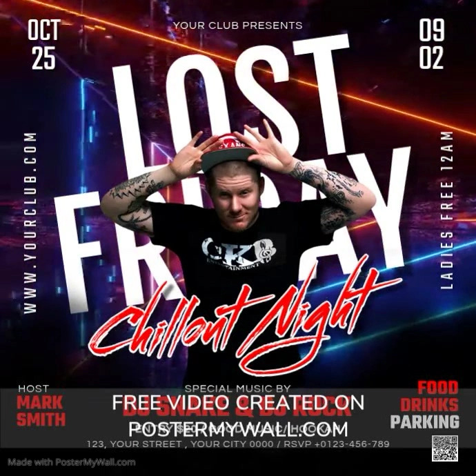 Chill-out Night Template | PosterMyWall