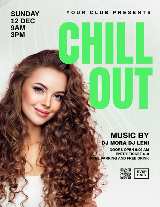Chill Out Party Template | PosterMyWall