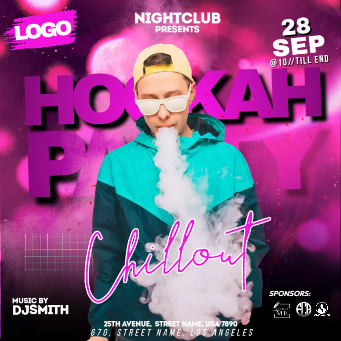 Chill Out Party Templat | PosterMyWall