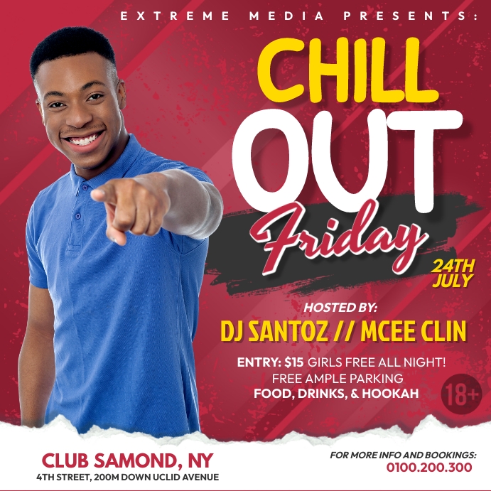 Plantilla de De Fiesta Chill out | PosterMyWall