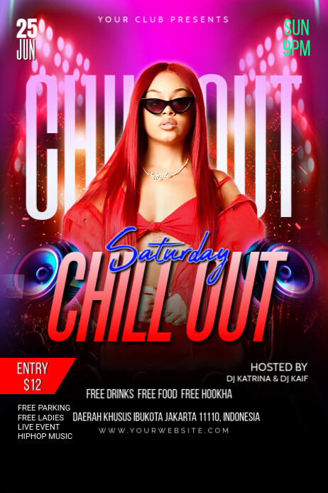 Chill Out Poster Template | PosterMyWall