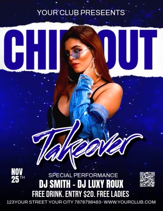 Copy of Chill out take over | PosterMyWall