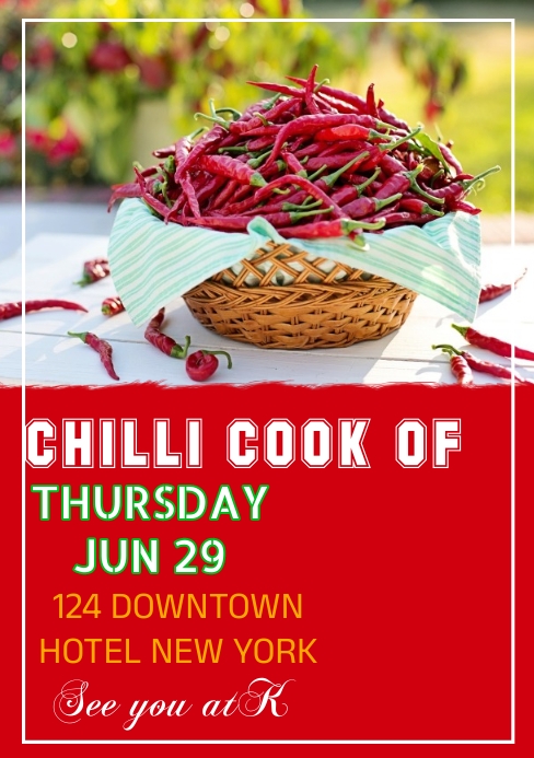 Chilli Cook of teamplet Template | PosterMyWall