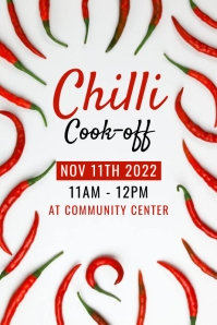 Chili Cook-off Poster Template | PosterMyWall
