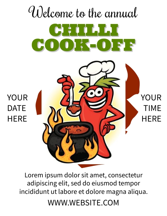 Copy of Chilli Cook Off | PosterMyWall