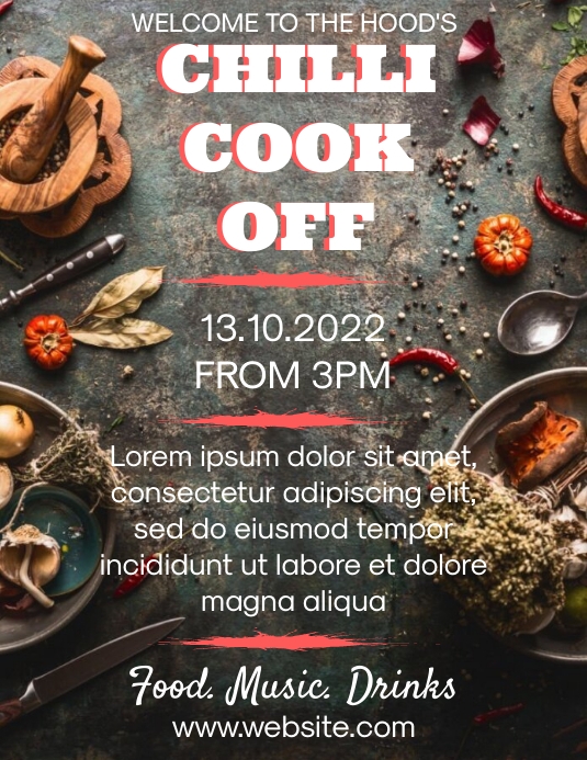 Copy of Chilli Cook Off | PosterMyWall