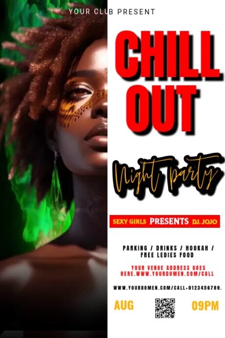 Copy of CHILLOUT PARTY NIGHT (2) | PosterMyWall