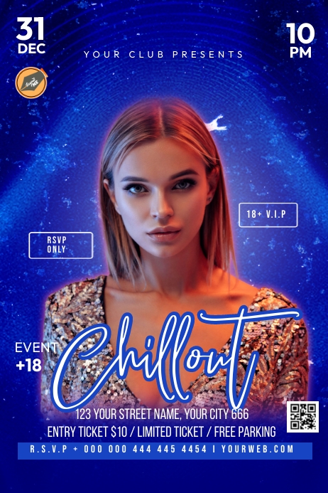 Chillout Party Poster Template Postermywall