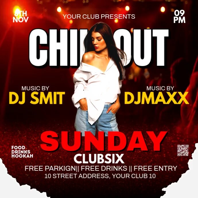 Chillout Sunday Template | PosterMyWall