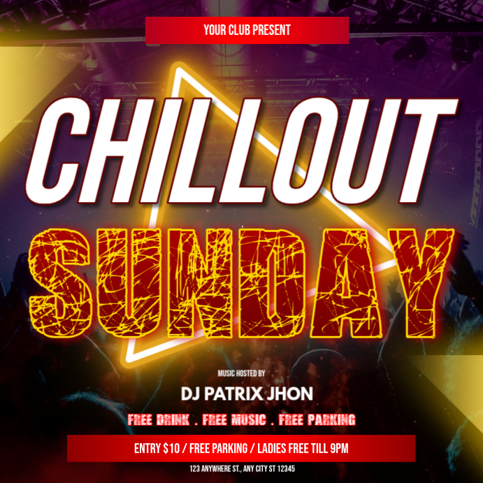 Plantilla de Chillout Sunday post | PosterMyWall