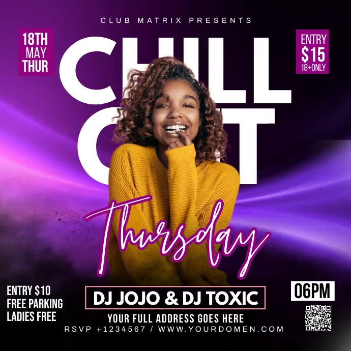 Chillout thursday Template | PosterMyWall