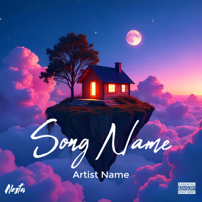 Copy of Chillwave Music, Album, Song Cover | PosterMyWall