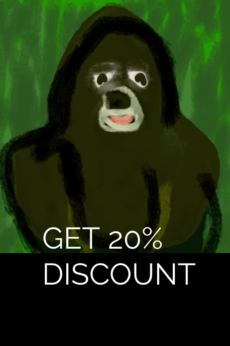 Chimp Poster Template | PosterMyWall