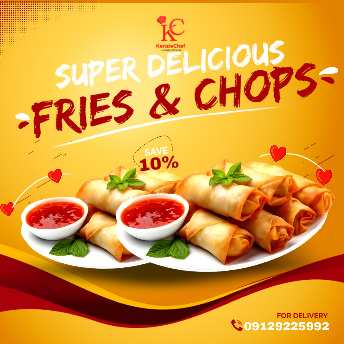 CHIN-CHIN SNACKS PEANUT SMALL CHOPS FLYER Template | PosterMyWall