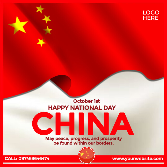 Plantilla de China National Day | PosterMyWall