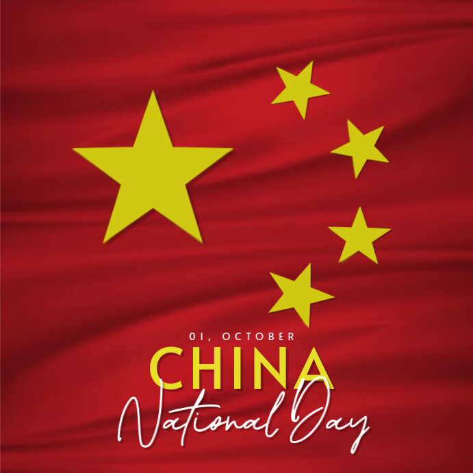 China National Day Instagram Post Template | PosterMyWall