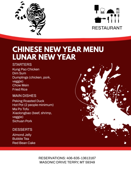 CHINESE FLYER Template | PosterMyWall