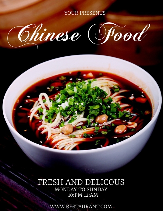 chinese food Template | PosterMyWall