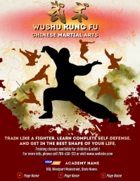Chinese kung fu training template | PosterMyWall