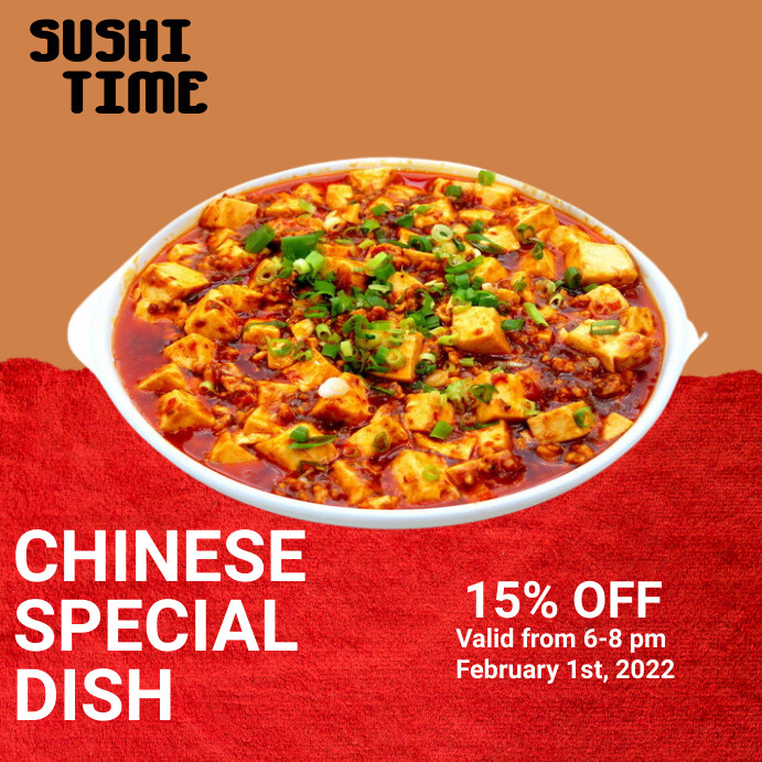 Chinese menu template | PosterMyWall