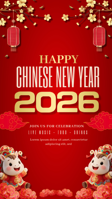 3.59K+ Free Chinese New Year US Legal Templates | PosterMyWall