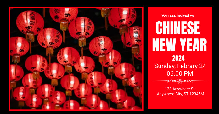 chinese New Year 2024 template | PosterMyWall