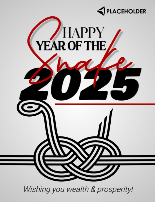 Chinese New Year 2025 Flyer Template | PosterMyWall