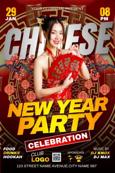 Chinese New Year Ads Template | PosterMyWall