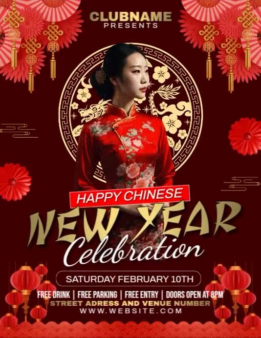 Chinese New Year Ads Template | PosterMyWall