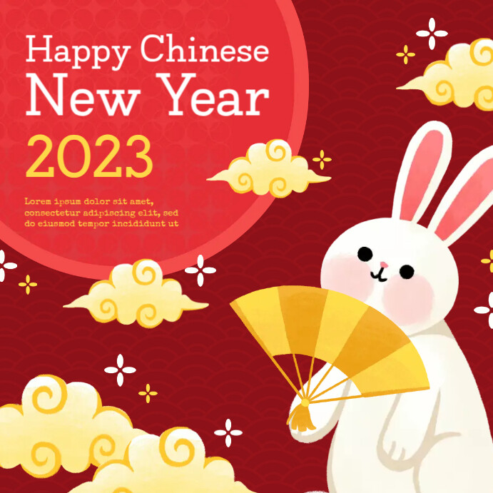 Chinese New Year Ads Template | PosterMyWall