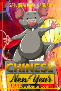 New Year Rabbit Event Template | PosterMyWall