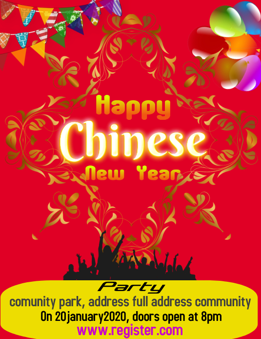 chinese new year Template | PosterMyWall