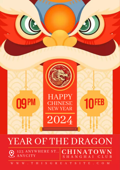 Chinese New year event Template | PosterMyWall