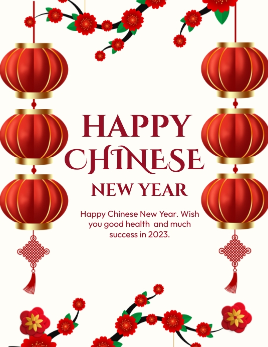 Chinese New Year Flyer Template | PosterMyWall