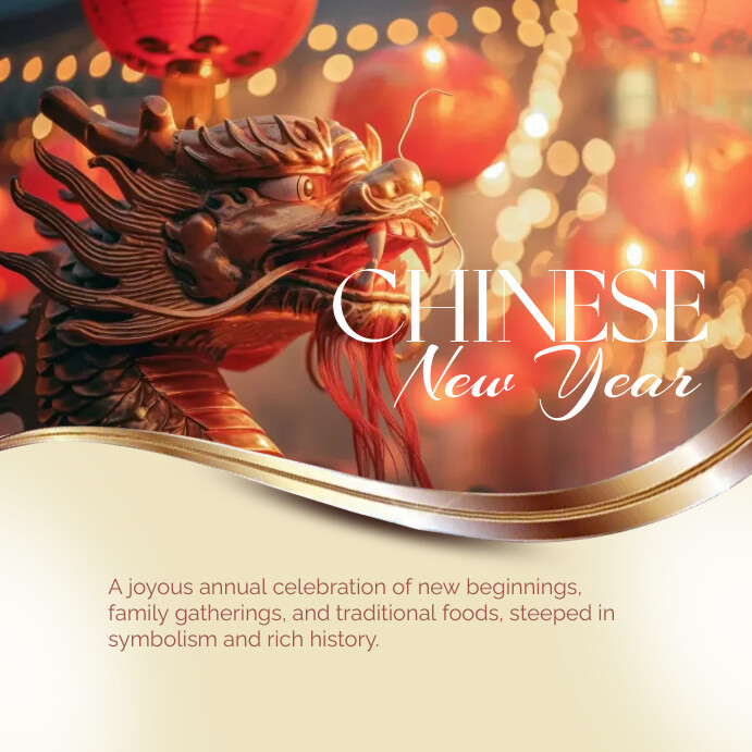 Chinese New Year Instagram Post Template | PosterMyWall