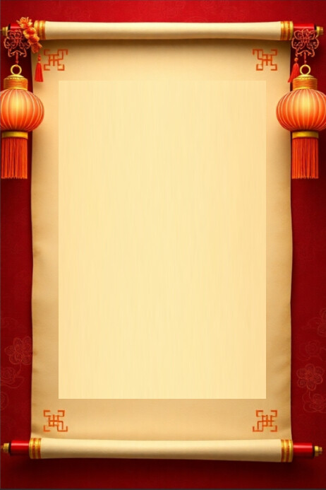 Chinese New Year invitation card Template | PosterMyWall