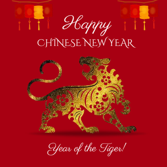 Chinese New Year Post Template | PosterMyWall