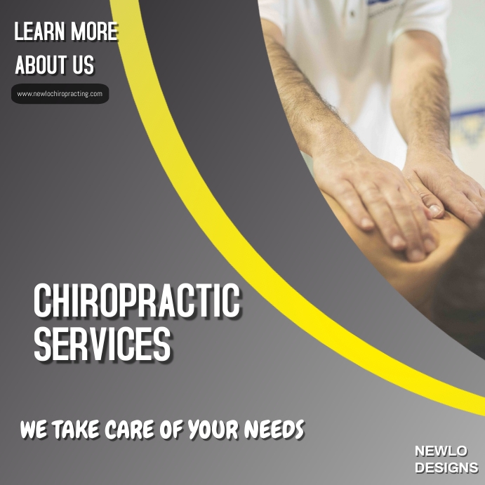 Chiropractor Advertisng Template | PosterMyWall