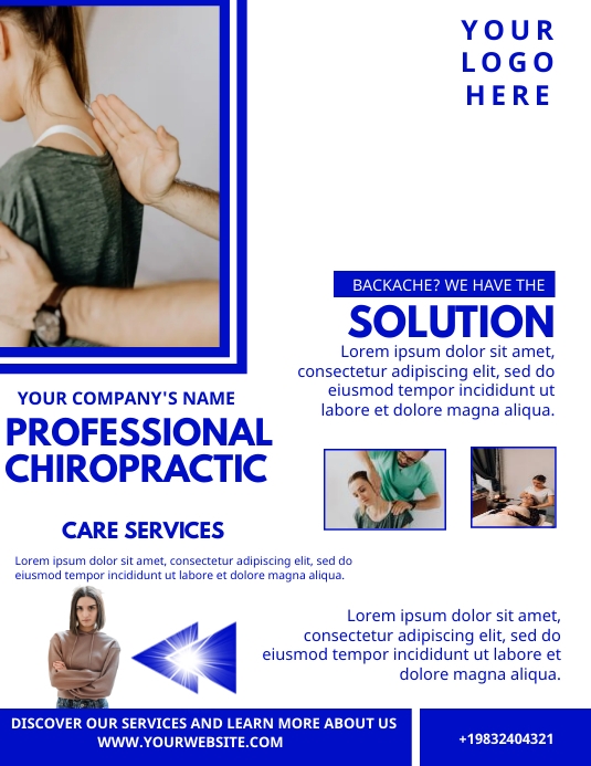Chiropractor Facebook Ads Design Template | PosterMyWall