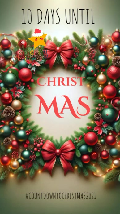Christmas Countdown Template | PosterMyWall