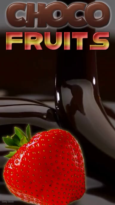 CHOCO FRUITS DIGITAL DISPLAY Template | PosterMyWall