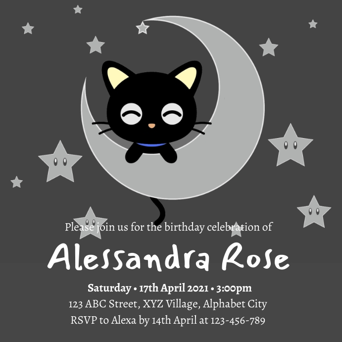 Chococat Birthday Invitation Template | PosterMyWall