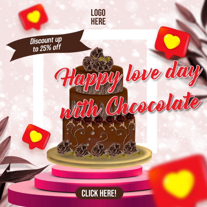 Chocolate Cake Ads Template | PosterMyWall