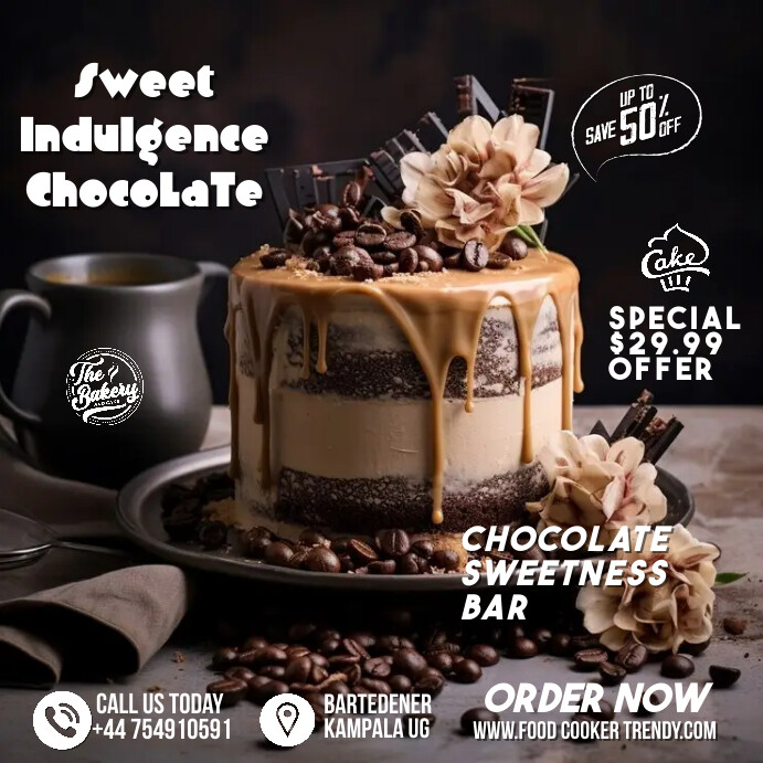 chocolate cake Template | PosterMyWall